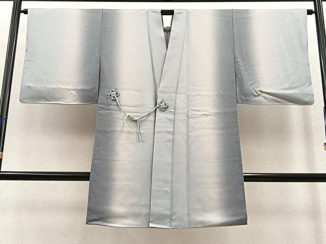 平和屋着物＃道中着　ロング丈　暈し染め　正絹　逸品　BAAT8923gt