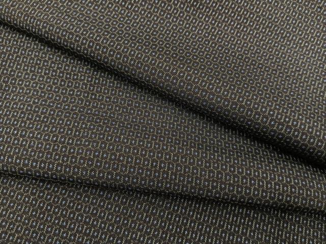 平和屋着物＃男性　羽織　本場大島紬　100亀甲　総詰め　正絹　逸品　BAAT8948gt