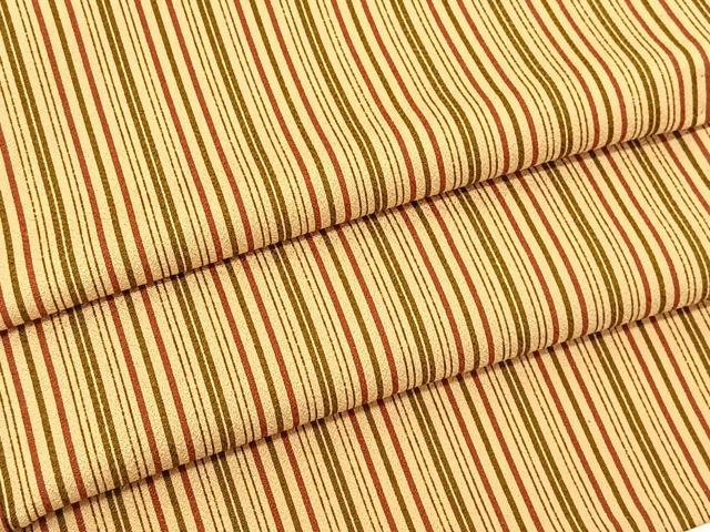 平和屋着物▽小紋　単衣　縞　洗える着物　BAAT9046yc