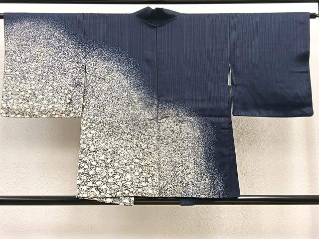 平和屋着物＃羽織　たたき染め　正絹　逸品　BAAU0026gt