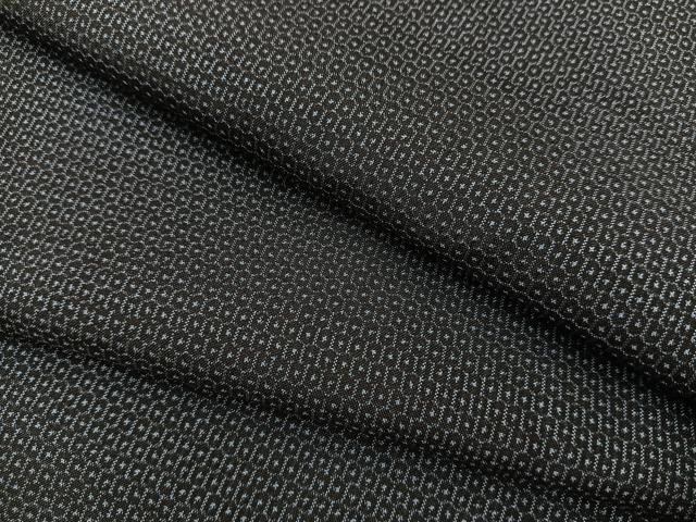 平和屋着物＃男性　長羽織　本場大島紬　100亀甲　総詰め　正絹　逸品　BAAU0032gt