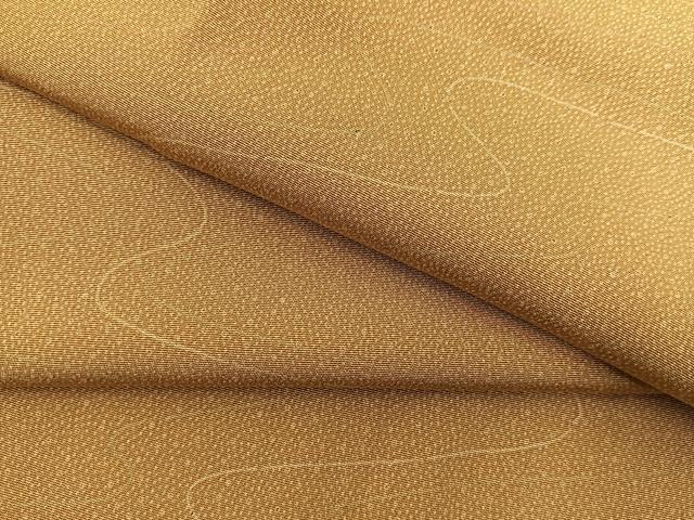 平和屋着物＃道行コート　ロング丈　江戸小紋　大小あられ　流線文　鈴乃屋扱い　反端付き　正絹　逸品　BAAU0062gt