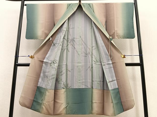 平和屋着物＃道中着 ロング丈 王朝五彩染 伊と幸 暈し染め 反端付き