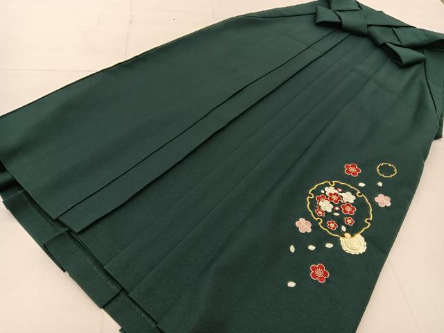 平和屋着物●女性　行灯袴　総刺繍　雪輪梅文　金糸　洗える着物　BAAU3649hj