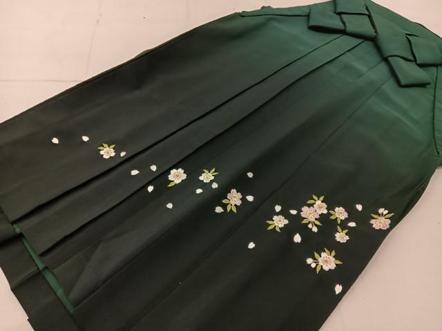 平和屋着物●女性　行灯袴　総刺繍　桜　暈し染め　金糸　洗える着物　BAAU3745hj