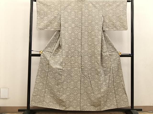 平和屋着物○上質な紬 抽象文様 正絹 逸品 DAAS3493ps