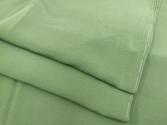 平和屋着物●上質な色無地　柳茶色　正絹　逸品　未使用　BAAU4530mz