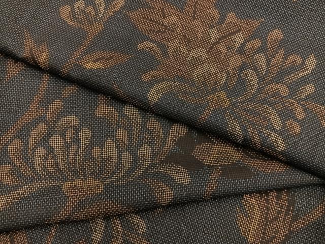 平和屋着物●本場大島紬　7マルキ　乱菊　正絹　逸品　BAAU4635gt