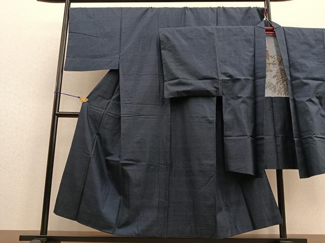 平和屋着物●男性　本場大島紬　アンサンブル　キングサイズ　100亀甲　総詰め　正絹　逸品　BAAU4636gt