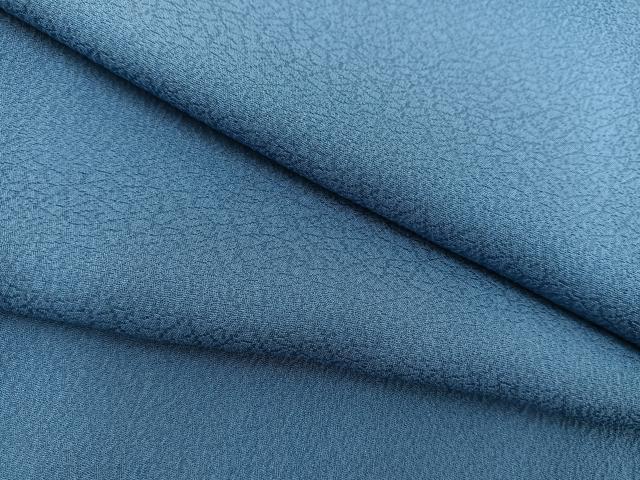 平和屋着物●上質な色無地　錆御納戸色　正絹　逸品　BAAU7090gt