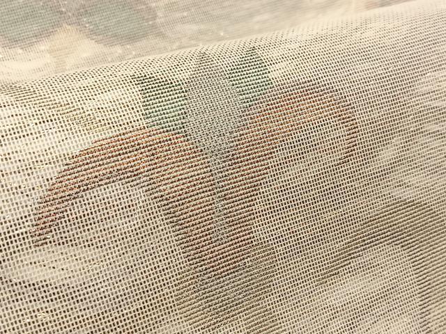 平和屋着物＊夏物 六通柄袋帯 更紗 金糸 正絹 逸品 BAAV7146yc