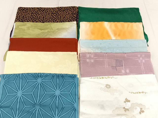 平和屋着物★和装小物　上質な帯揚げ　10枚セット　逸品　CAAK2712xe