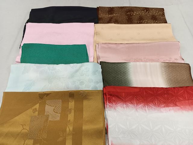 平和屋着物★和装小物　上質な帯揚げ　10枚セット　逸品　CAAK2722xe