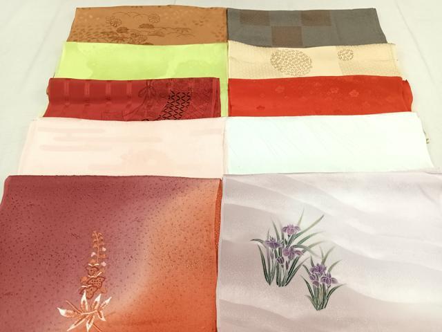 平和屋着物★和装小物　上質な帯揚げ　10枚セット　逸品　CAAK2726xe
