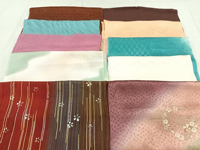 平和屋着物★和装小物　上質な帯揚げ　10枚セット　逸品　CAAK2727xe