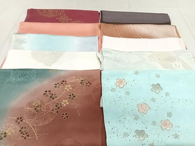 平和屋着物★和装小物　上質な帯揚げ　10枚セット　逸品　CAAK2736xe