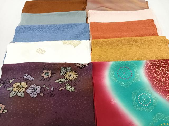 平和屋着物★和装小物　上質な帯揚げ　10枚セット　逸品　CAAK2740xe