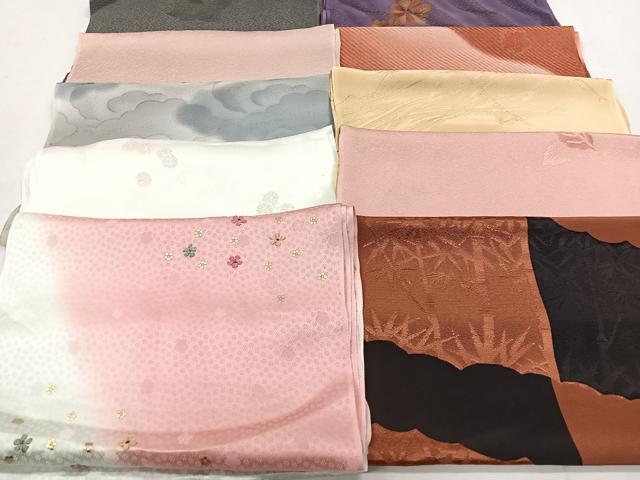 平和屋着物★和装小物　上質な帯揚げ　10枚セット　逸品　CAAK2777xe