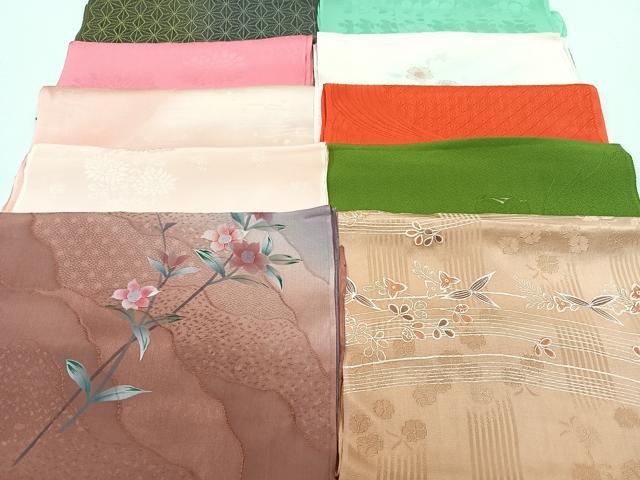 平和屋着物★和装小物　上質な帯揚げ　10枚セット　逸品　CAAK2791xe