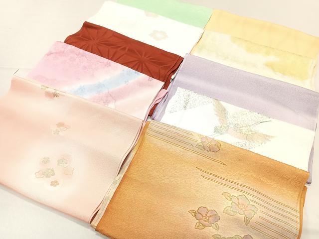 平和屋着物★和装小物　上質な帯揚げ　10枚セット　逸品　CAAL0648xi