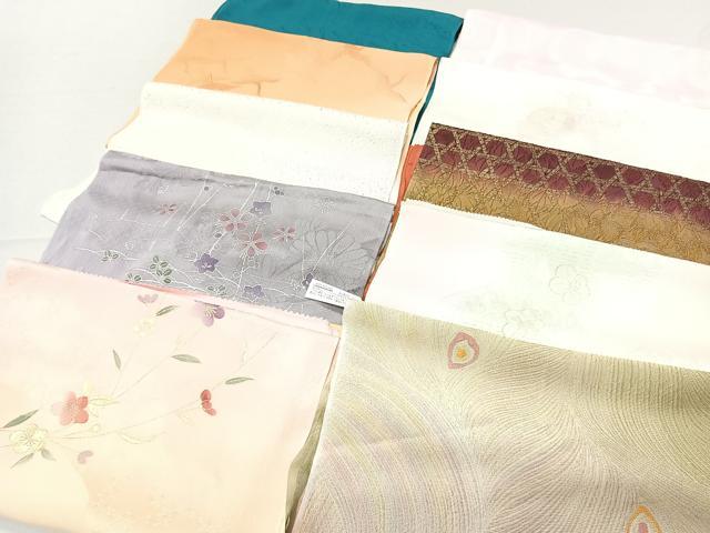 平和屋着物★和装小物　上質な帯揚げ　10枚セット　逸品　CAAL0655xi