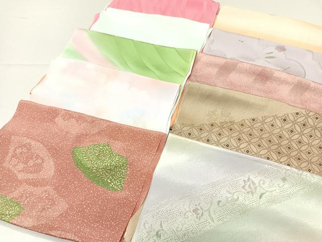 平和屋着物★和装小物　上質な帯揚げ　10枚セット　逸品　CAAL0656xi