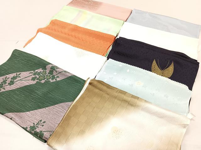 平和屋着物★和装小物　上質な帯揚げ　10枚セット　逸品　CAAL0657xi