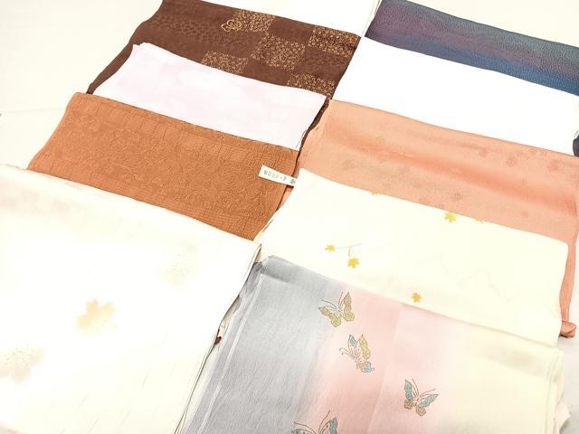 平和屋着物★和装小物　上質な帯揚げ　10枚セット　逸品　CAAL0664xi