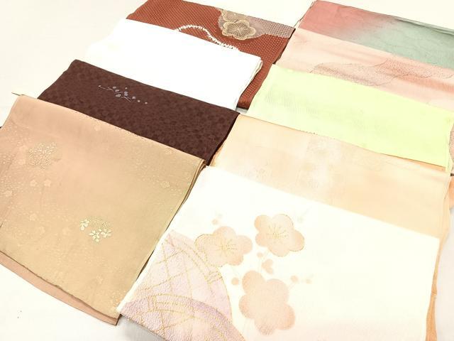 平和屋着物★和装小物　上質な帯揚げ　10枚セット　逸品　CAAL0665xi