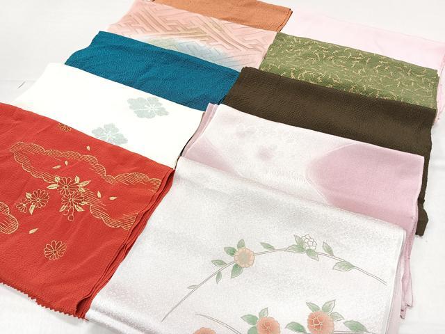平和屋着物★和装小物　上質な帯揚げ　10枚セット　逸品　CAAL0670xi
