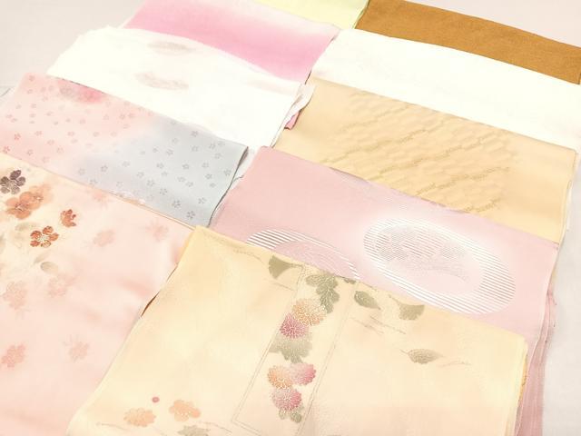 平和屋着物★和装小物　上質な帯揚げ　10枚セット　逸品　CAAL0671xi