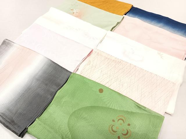 平和屋着物★和装小物　上質な帯揚げ　10枚セット　逸品　CAAL0676xi