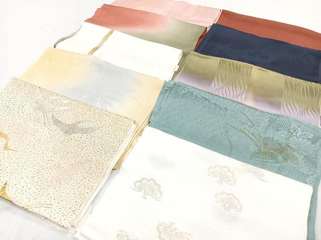 平和屋着物★和装小物　上質な帯揚げ　10枚セット　逸品　CAAL0706xi