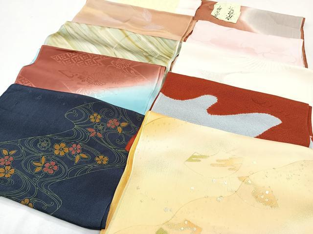 平和屋着物★和装小物　上質な帯揚げ　10枚セット　逸品　CAAL0707xi