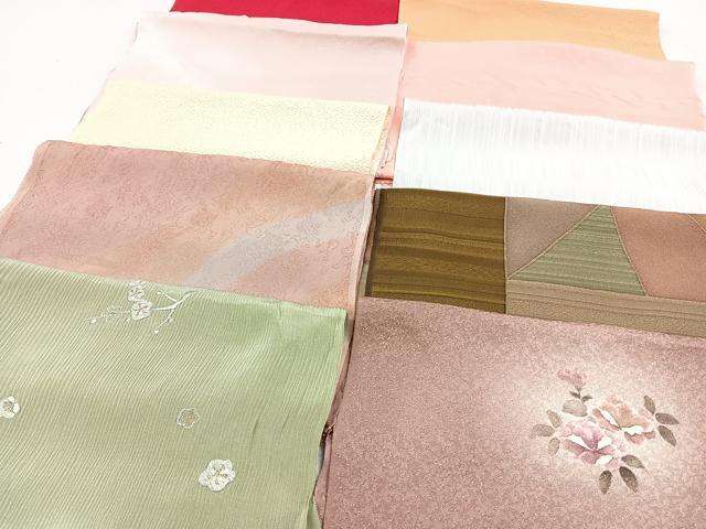 平和屋着物★和装小物　上質な帯揚げ　10枚セット　逸品　CAAL0731xi