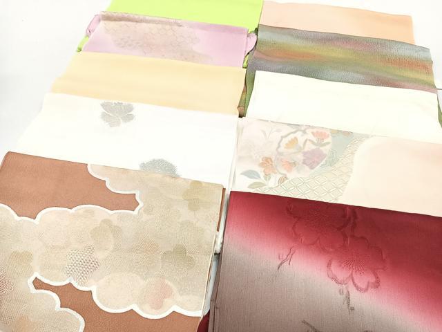 平和屋着物★和装小物　上質な帯揚げ　10枚セット　逸品　CAAL0746xi