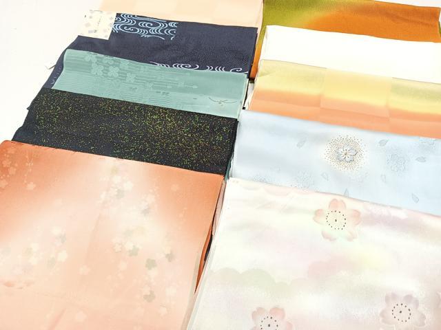 平和屋着物★和装小物　上質な帯揚げ　10枚セット　逸品　CAAL0759xi