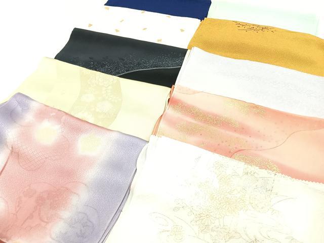 平和屋着物★和装小物　上質な帯揚げ　10枚セット　逸品　CAAL0771xi