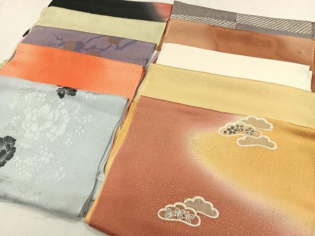 平和屋着物★和装小物　上質な帯揚げ　10枚セット　逸品　CAAL2674ua