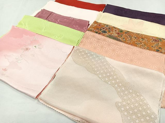 平和屋着物★和装小物　上質な帯揚げ　10枚セット　逸品　CAAL2676ua