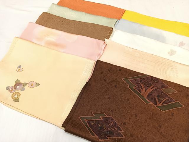 平和屋着物★和装小物　上質な帯揚げ　10枚セット　逸品　CAAL2700ua