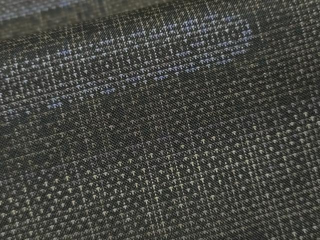 平和屋着物●本場大島紬　泥染め　9マルキ　エ霞文　正絹　逸品　CAAR8049vf