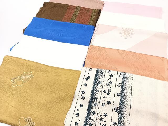 平和屋着物★和装小物　上質な帯揚げ　10枚セット　逸品　CAAM2802xi