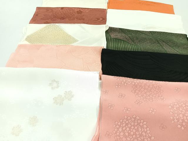 平和屋着物★和装小物　上質な帯揚げ　10枚セット　逸品　CAAM2805xi