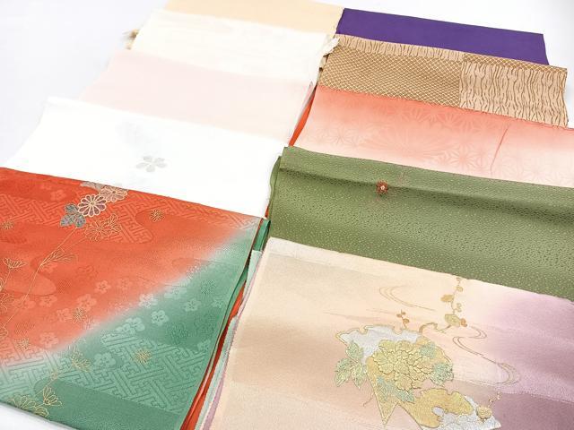 平和屋着物★和装小物　上質な帯揚げ　10枚セット　逸品　CAAM2834xi
