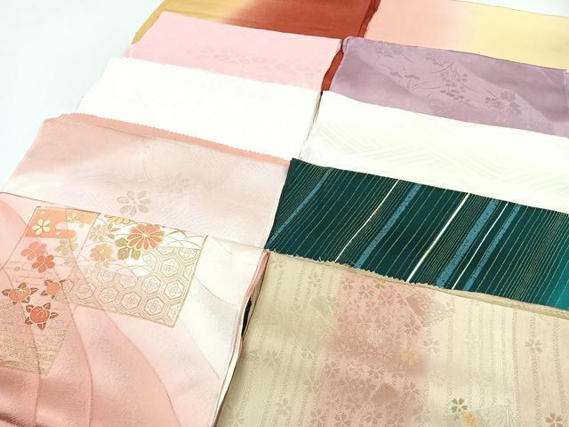 平和屋着物★和装小物　上質な帯揚げ　10枚セット　逸品　CAAM2837xi