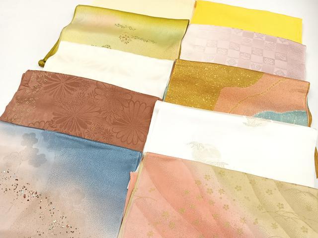 平和屋着物★和装小物　上質な帯揚げ　10枚セット　逸品　CAAM2838xi