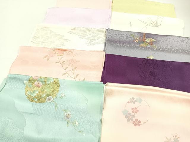 平和屋着物★和装小物　上質な帯揚げ　10枚セット　逸品　CAAM2840xi