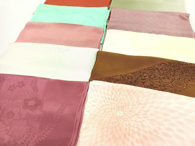 平和屋着物★和装小物　上質な帯揚げ　10枚セット　逸品　CAAM2896xi