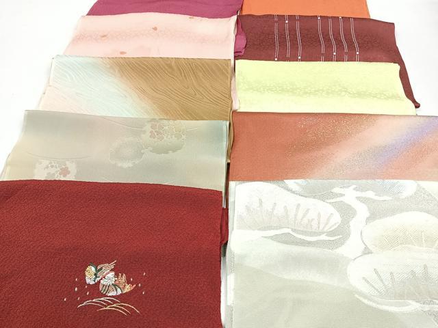 平和屋着物★和装小物　上質な帯揚げ　10枚セット　逸品　CAAM2920xi